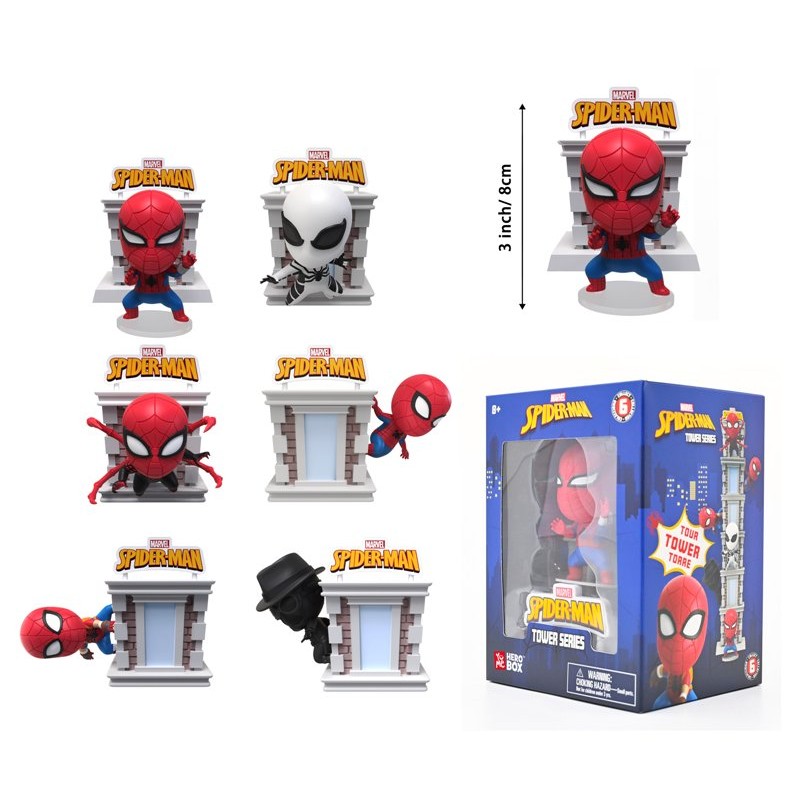 Buy Marvel - YUME Spider-Man Hero Box - Tower Series Assortment Online ...