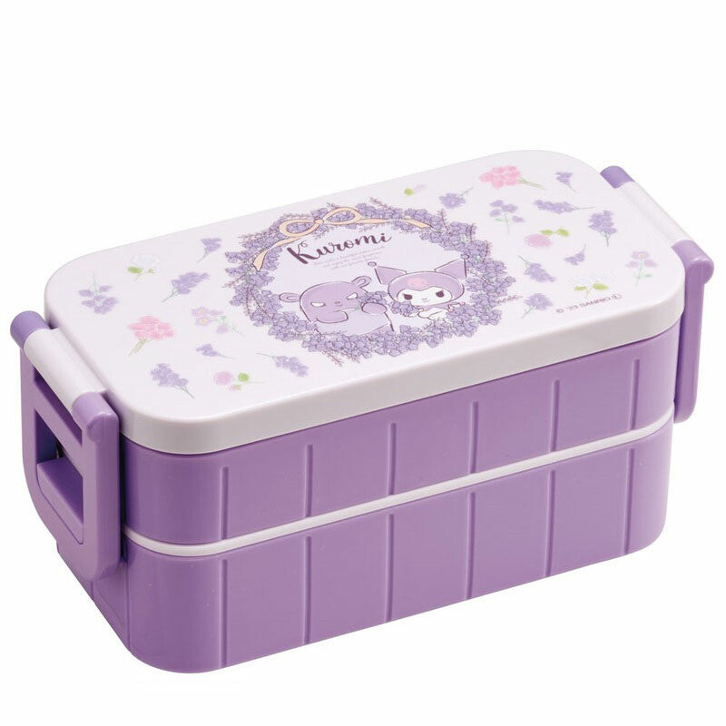 Buy Sanrio - Kuromi Two Tier Bento Lunch Box 600ml | Kuromi & Baku ...