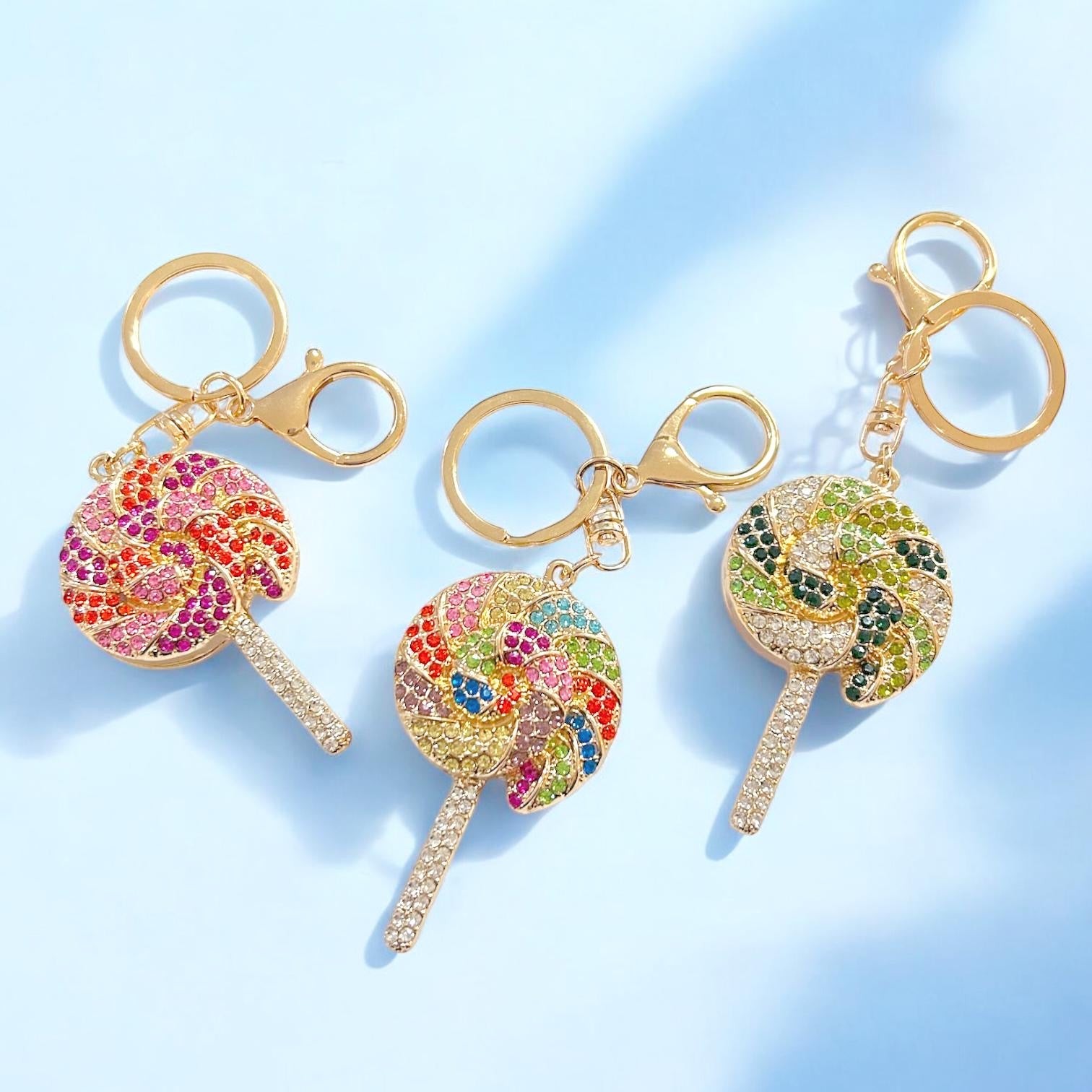 Buy Diamante Lollipop Keychain - Assorted Online Australia — Minitopia