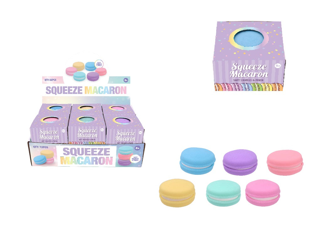 Buy Squeeze Macaron Squishy 6.6cm Online Australia — Minitopia