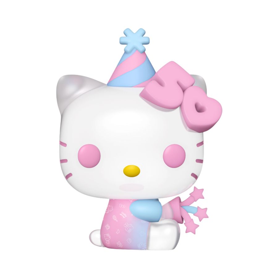 Buy Hello Kitty 50th - Hello Kitty with Party Hat Exclusive Pop! Vinyl ...