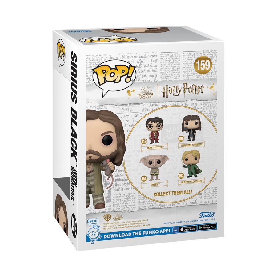 Buy Harry Potter - Sirius Black with Wormtail Pop! Vinyl [RS] Online ...