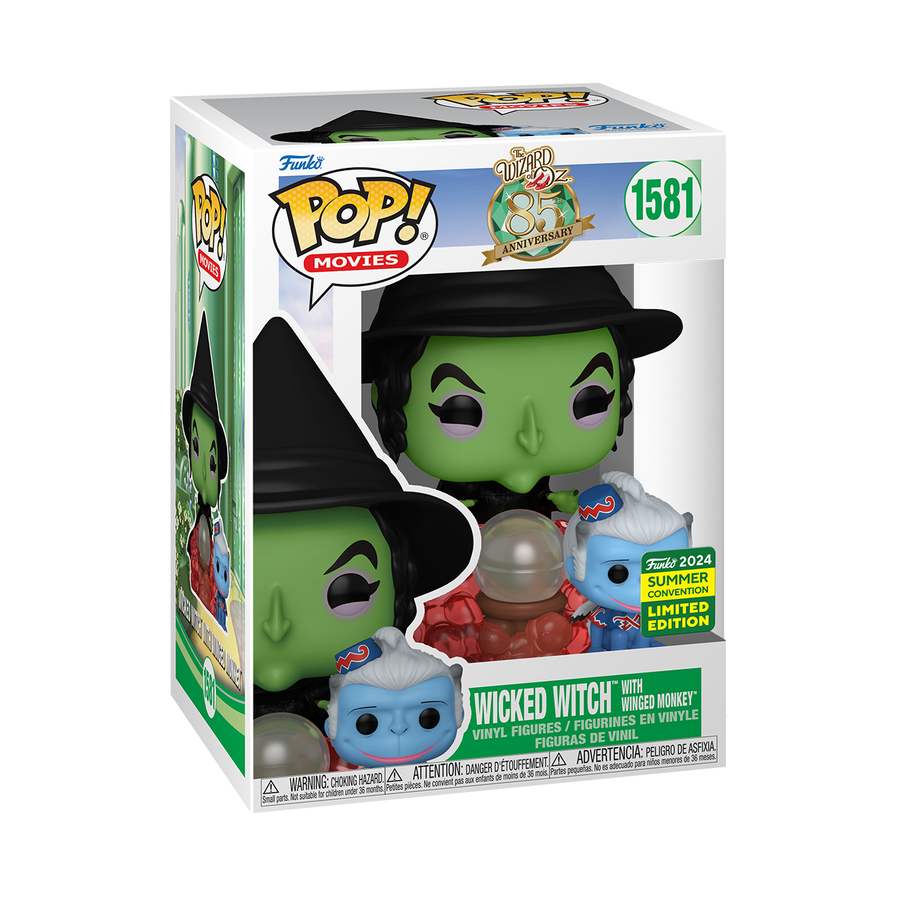 Buy The Wizard of Oz - Wicked Witch with Winged Monkey SDCC 2024 Pop ...