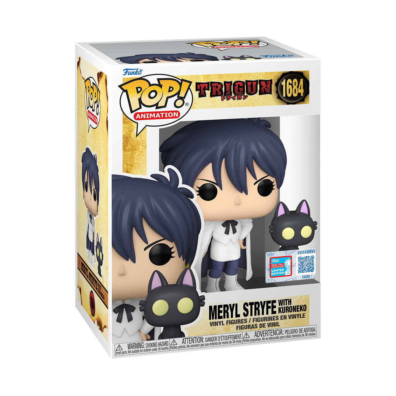 Buy Trigun - Meryl Stryfe with Kuroneko Pop! Vinyl NYCC 2024 [RS ...
