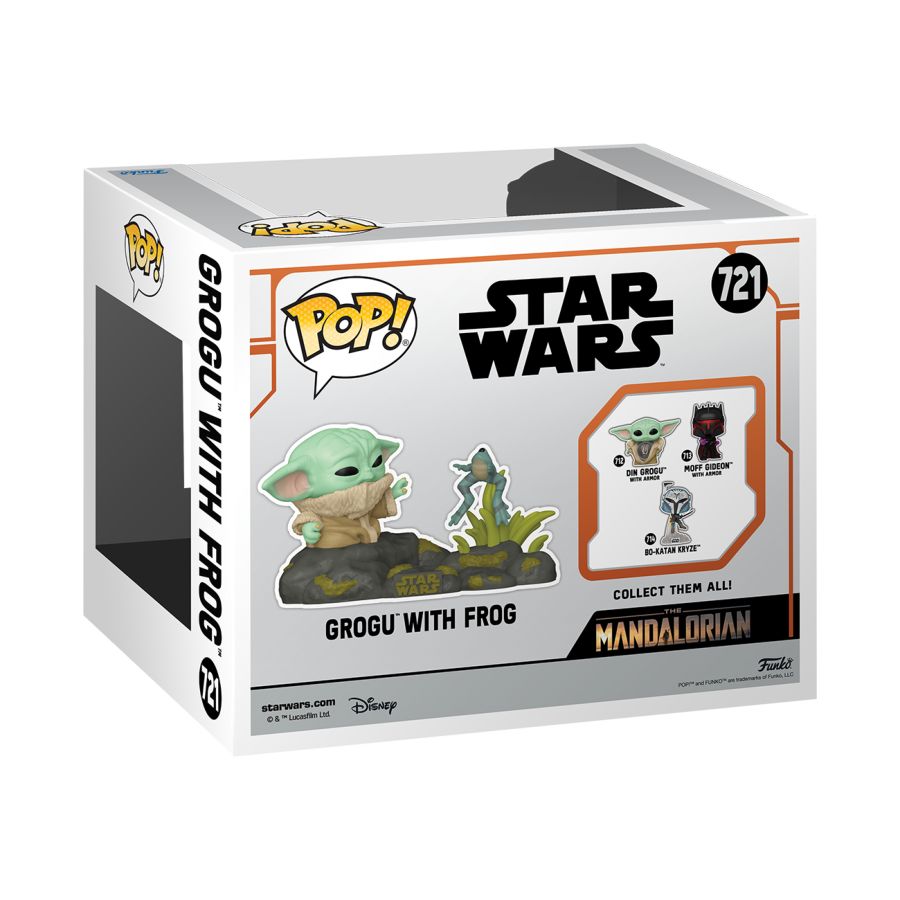 Star Wars: The Mandalorian - Grogu with Frog Pop! Deluxe