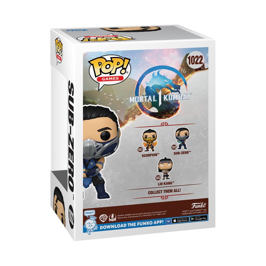 Buy Mortal Kombat 1 - Sub Zero Pop! Vinyl Online Australia — Minitopia
