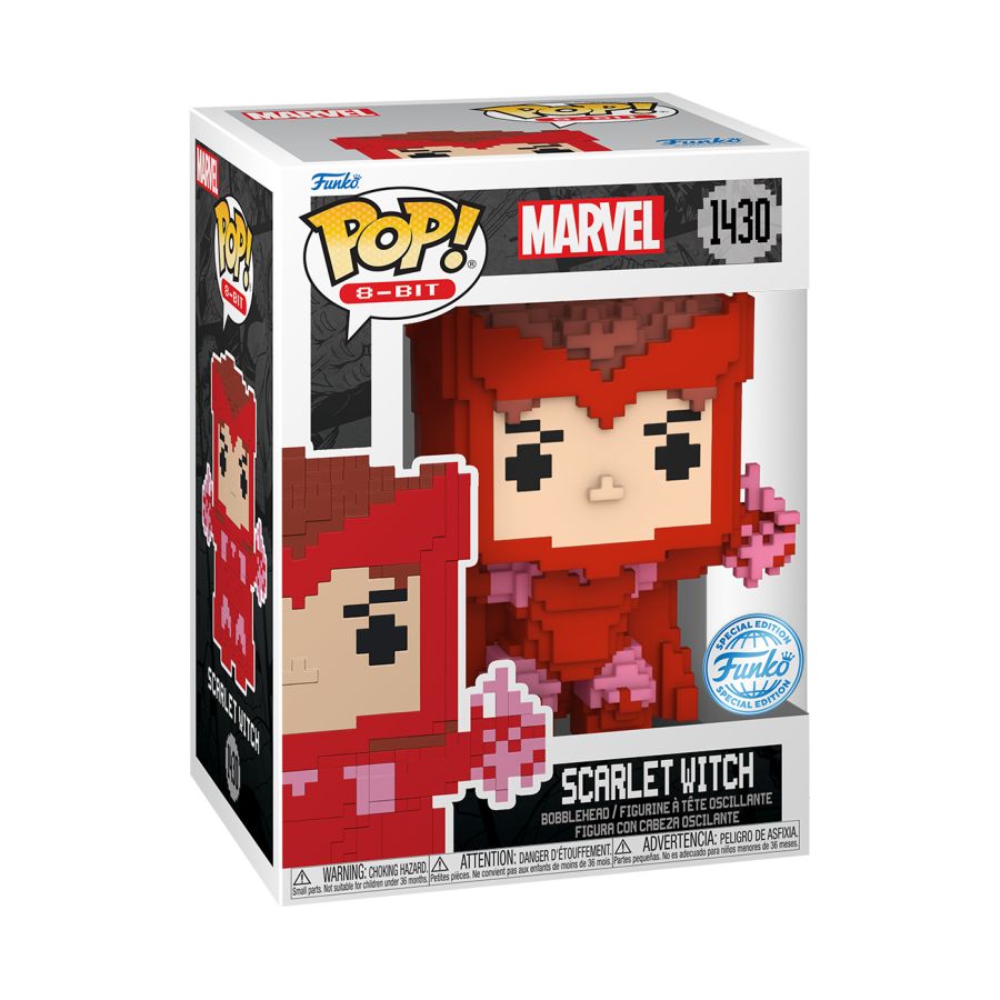 Marvel Comics: 8-Bit - Scarlett Witch 8-Bit US Exclusive Pop! Vinyl [R
