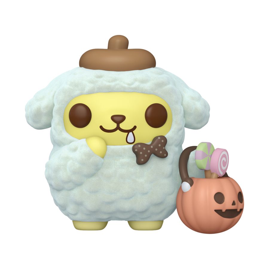 Buy Sanrio - Pompompurin (Halloween) Flocked Pop! Vinyl [RS] Online ...