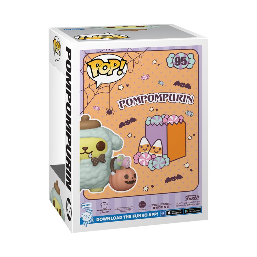 Buy Sanrio - Pompompurin (Halloween) Flocked Pop! Vinyl [RS] Online ...