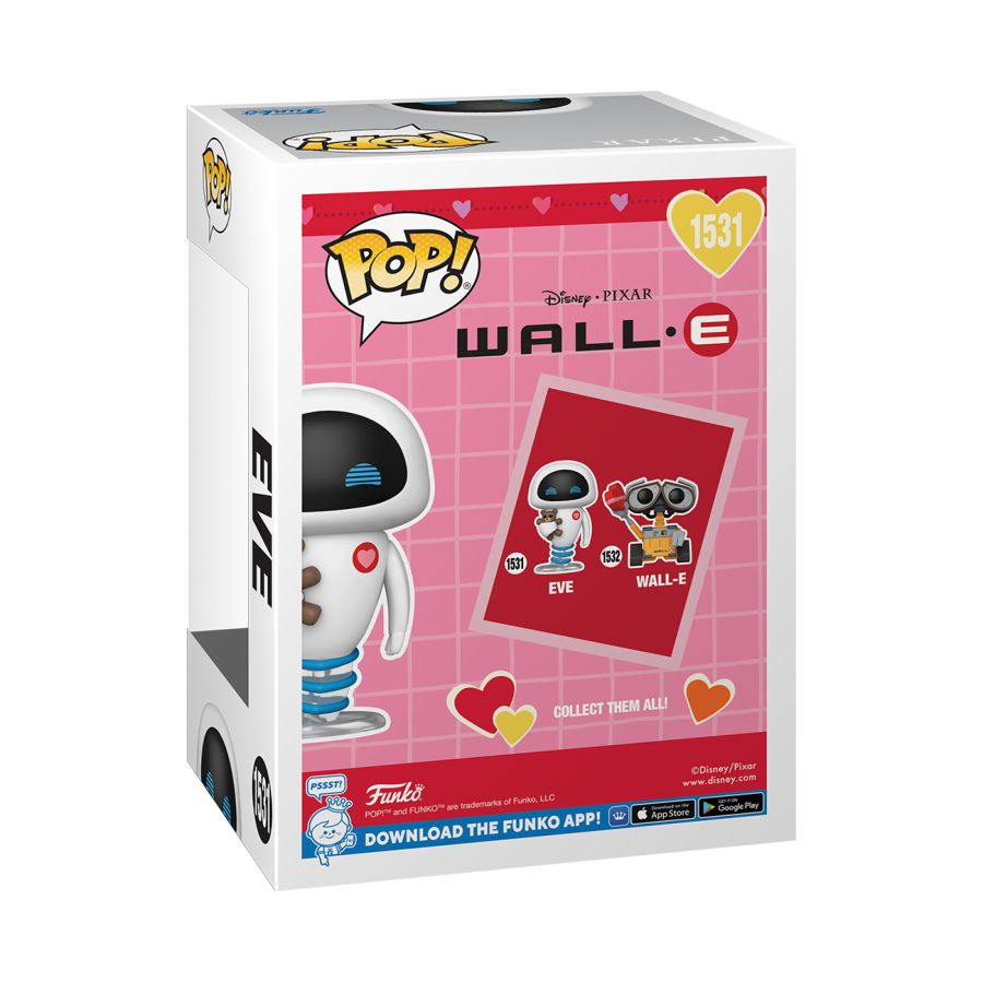 Buy Wall-E - Eve Valentine Pop! Vinyl Online Australia — Minitopia