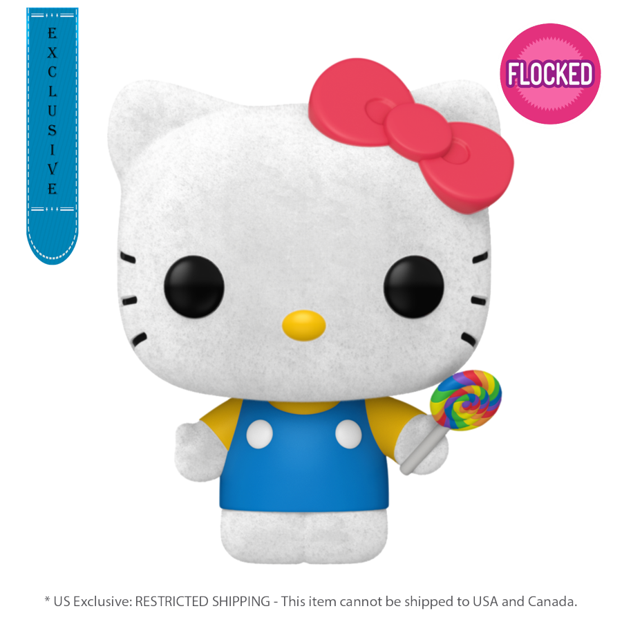 Hello Kitty - Hello Kitty (with Lollipop) Flocked Pop! Vinyl [RS]