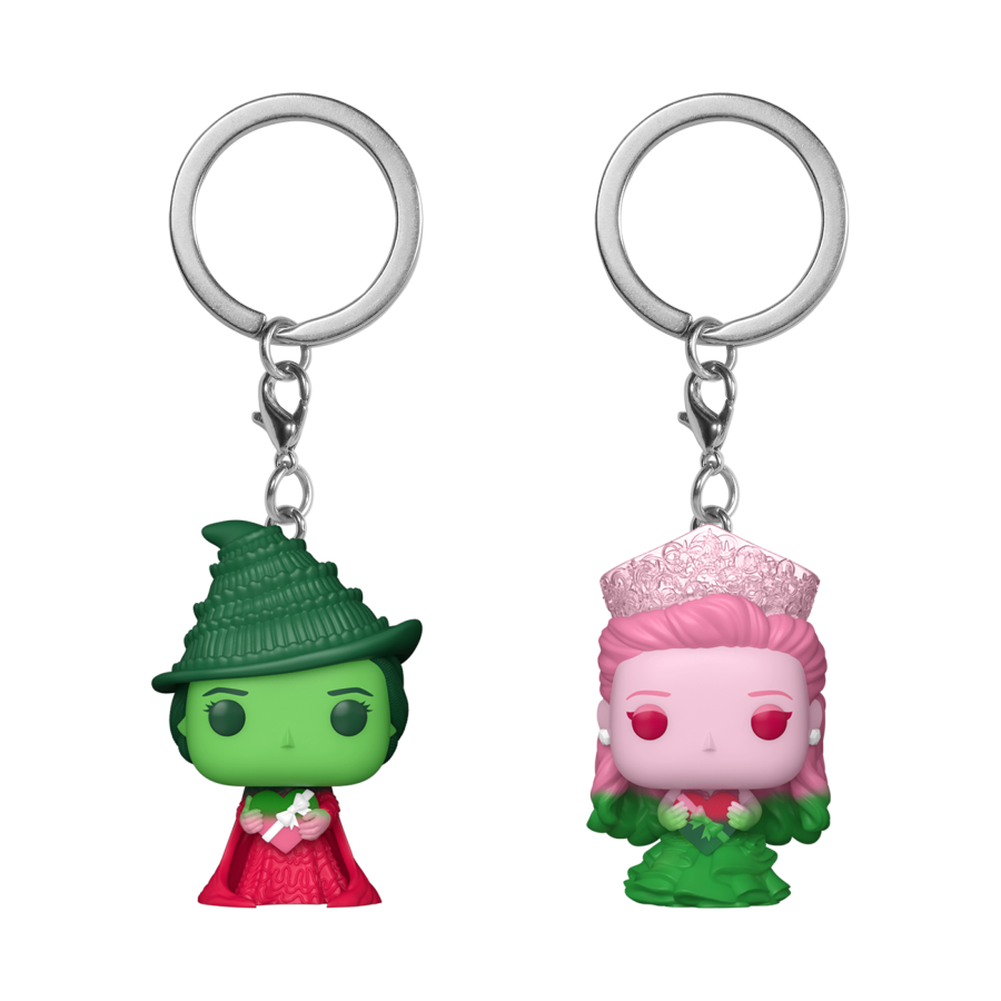 Buy Wicked (2024) - Glinda & Elphaba (Ombre) Pop! Keychain 2-Pack ...