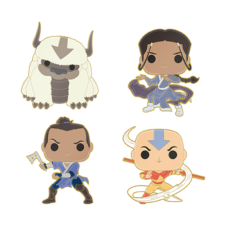 Buy Avatar the Last Airbender - Characters 4-Pack Pin Set Online ...