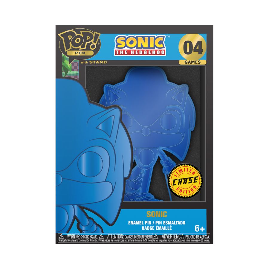 Buy Sonic the Hedgehog - Sonic Glow Enamel Pop! Pin Online Australia ...