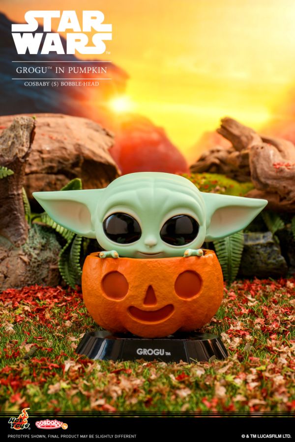 Star Wars: Mandalorian - Grogu in Pumpkin Cosbaby