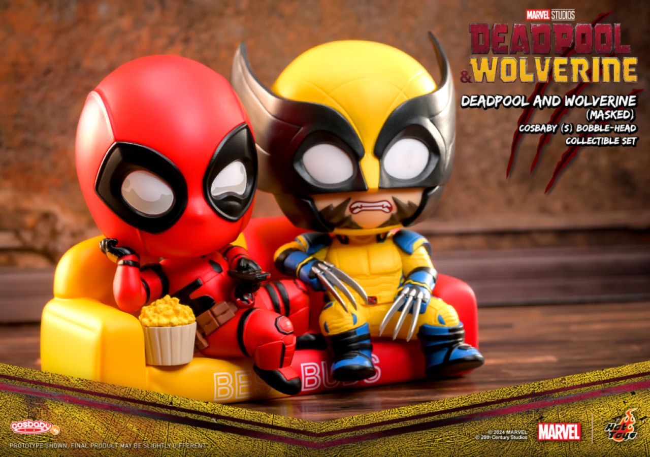 Buy Deadpool & Wolverine - Best Buds on Sofa Cosbaby Set Online ...