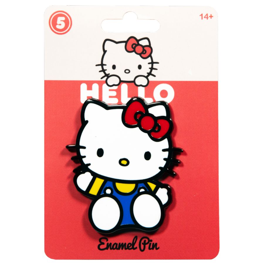 Buy Hello Kitty - #5 Overall Enamel Pin Online Australia — Minitopia