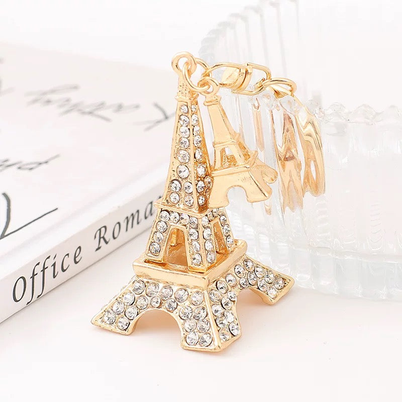 Buy Eiffel Tower Diamante Keychain Online Australia — Minitopia