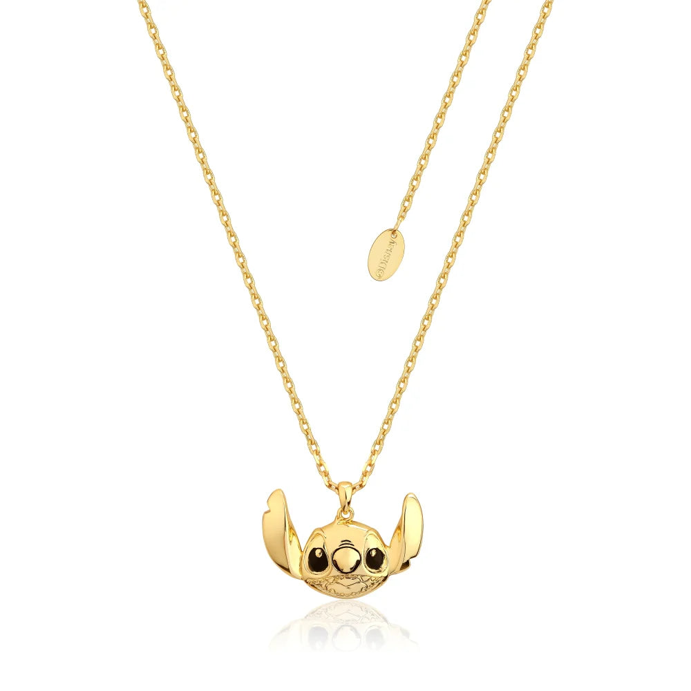 Buy Disney: Lilo & Stitch - Stitch Necklace (Gold) Online Australia ...
