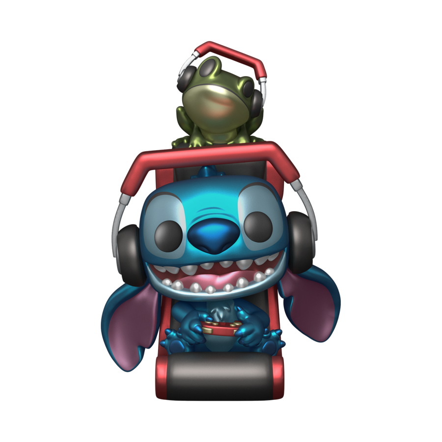 Lilo & Stitch - Gamer Stitch with Frog (Metallic) Pop! Vinyl