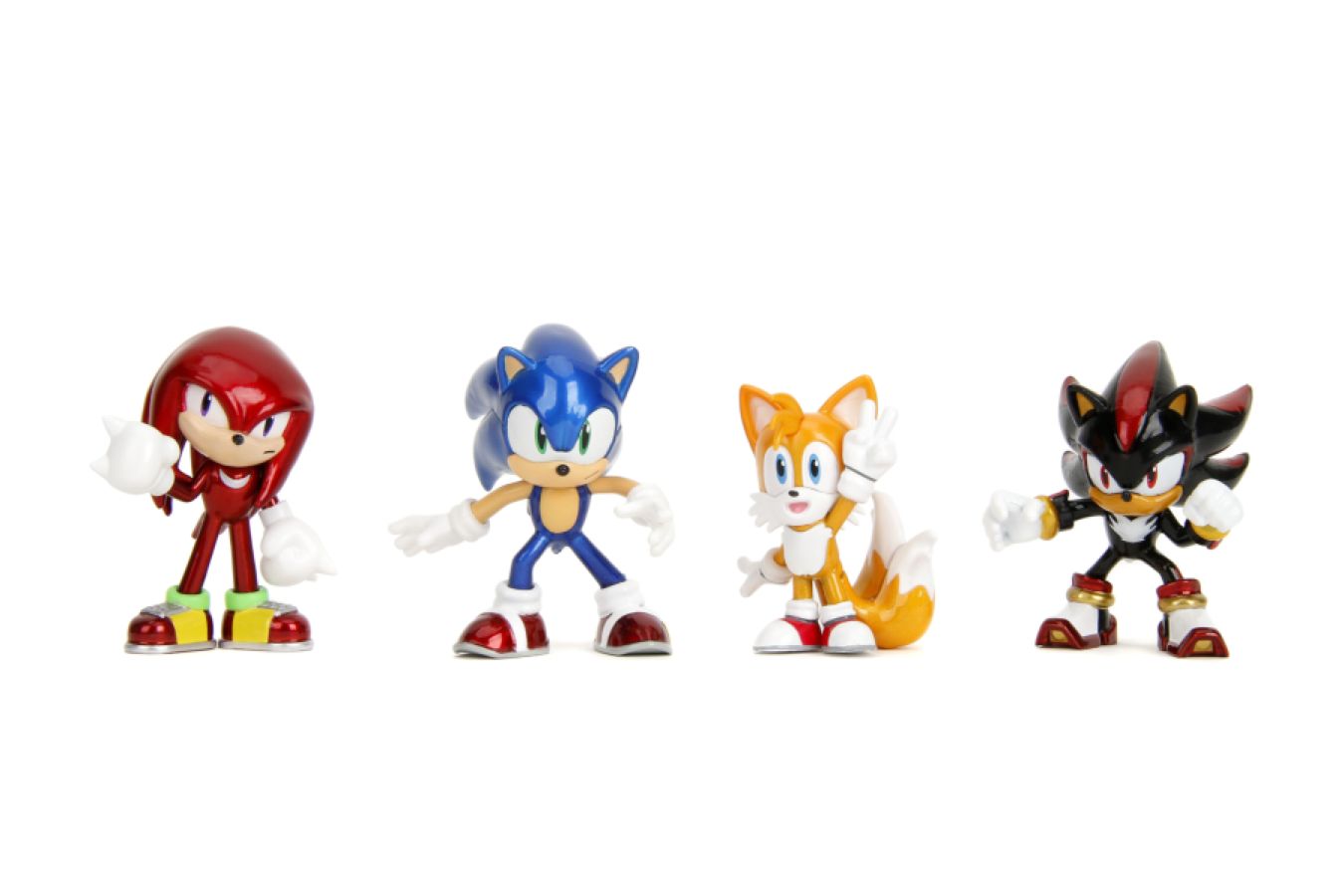 Sonic - Sonic, Knuckles, Tails & Shadow 2.5" Metalfigs 4 Pack