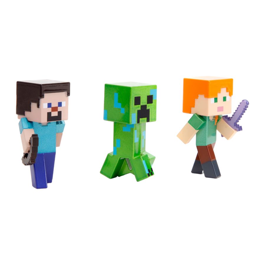 Buy Minecraft - Legends 2.5" Metalfig 3-Pack Online Australia — Minitopia