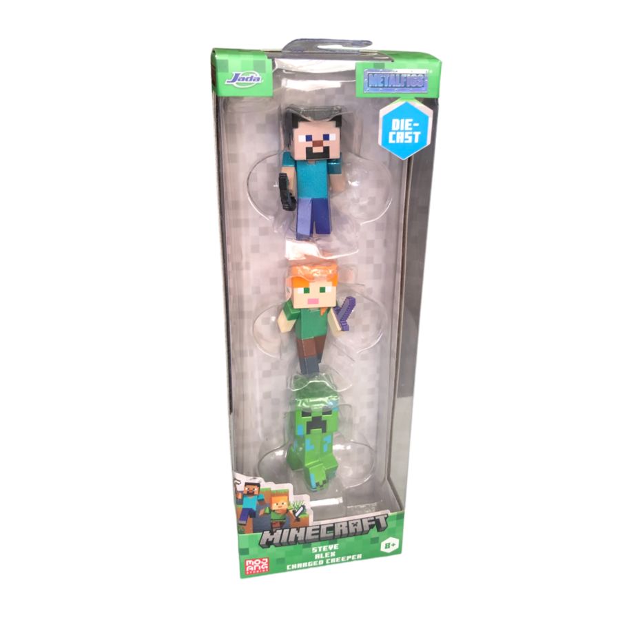 Buy Minecraft - Legends 2.5" Metalfig 3-Pack Online Australia — Minitopia