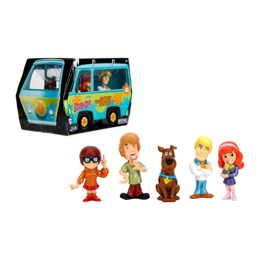Scooby Doo - Mystery Machine with Scooby Doo Gang 2.5" MetalFigs Figur
