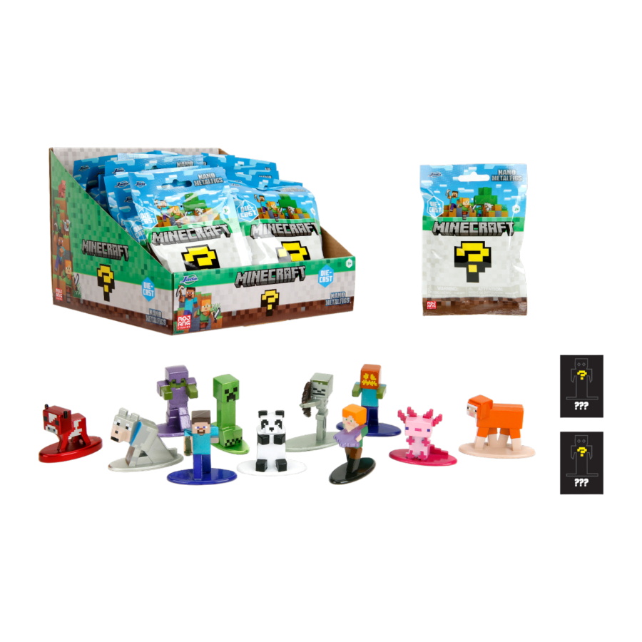 Minecraft - Nano Metalfigs Blind Bag Assortment (Wave 5)