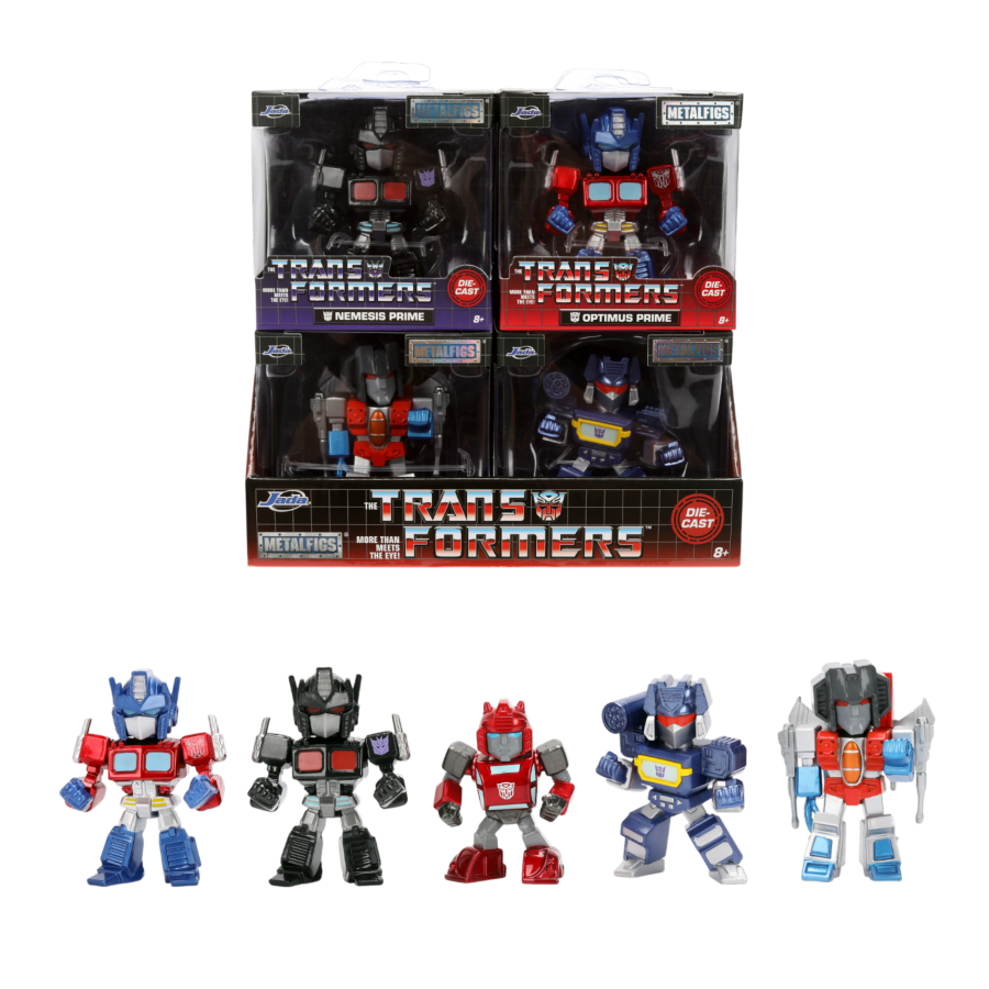 Transformers - 2.5" Metalfigs Assortment CDU (Wave 2)