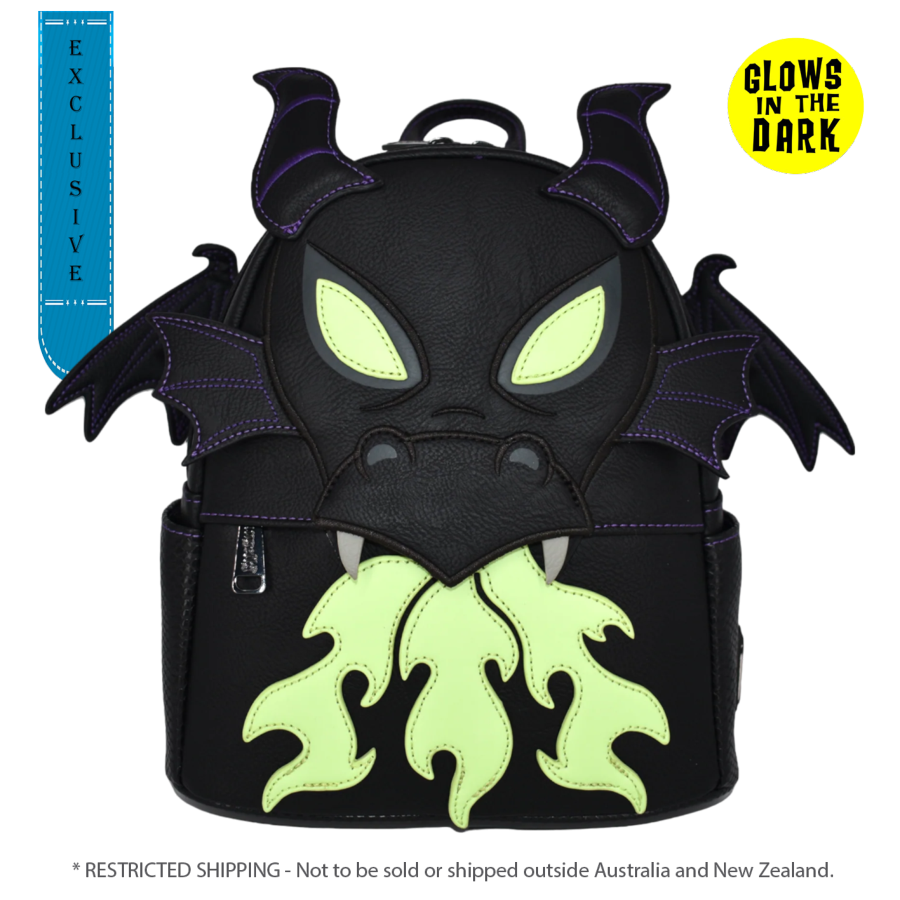 Sleeping Beauty - Maleficent Dragon Glow Mini Backpack [RS]