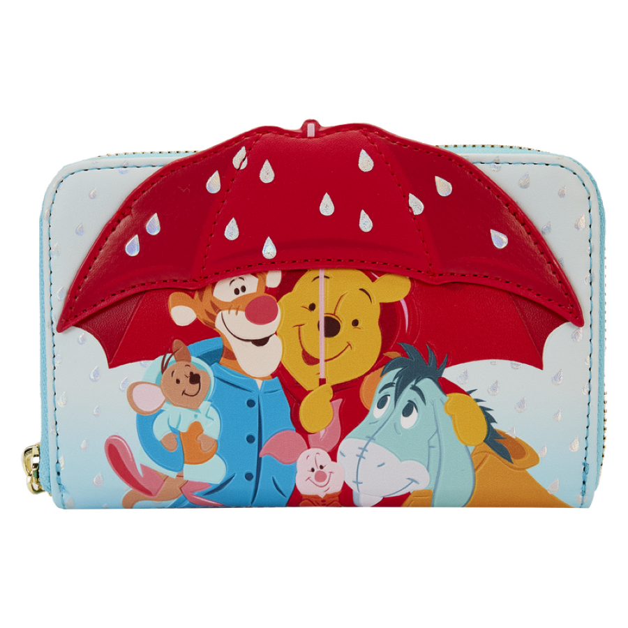 Buy Winnie The Pooh - Pooh & Friends Rainy Day Zip Around Wallet Online ...