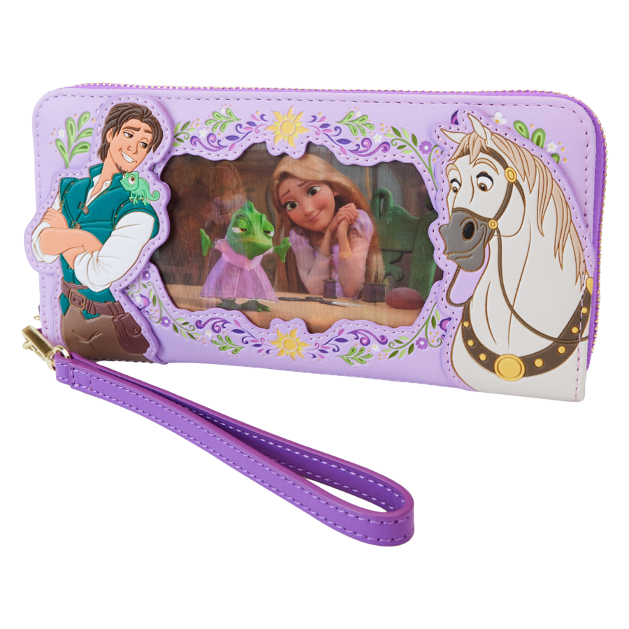 Disney Princess - Rapunzel Lenticular Wristlet Wallet Purse