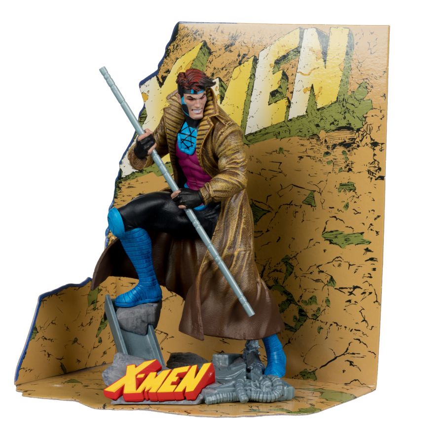 Marvel Comics - Gambit (X-Men 1) 1:10 Scale Collectible Figure with Sc