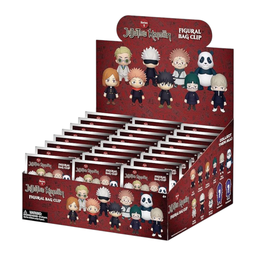Jujutsu Kaisen - 3D PVC Bag Clips Blind Bag