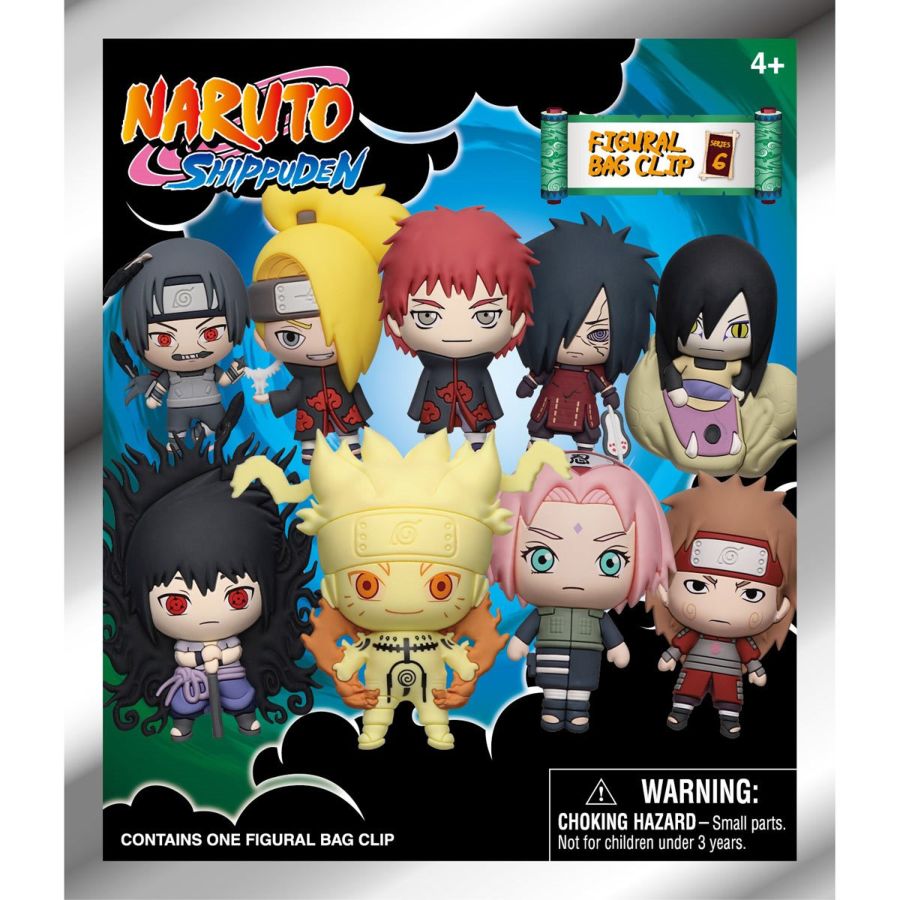 Buy Naruto - 3D Figural Bag Clips (Series 6) Blind Bag Online Australia ...