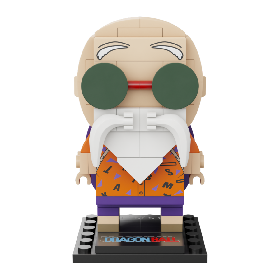 Buy Dragon Ball - Master Roshi Buildable Figure (129pcs) Online ...