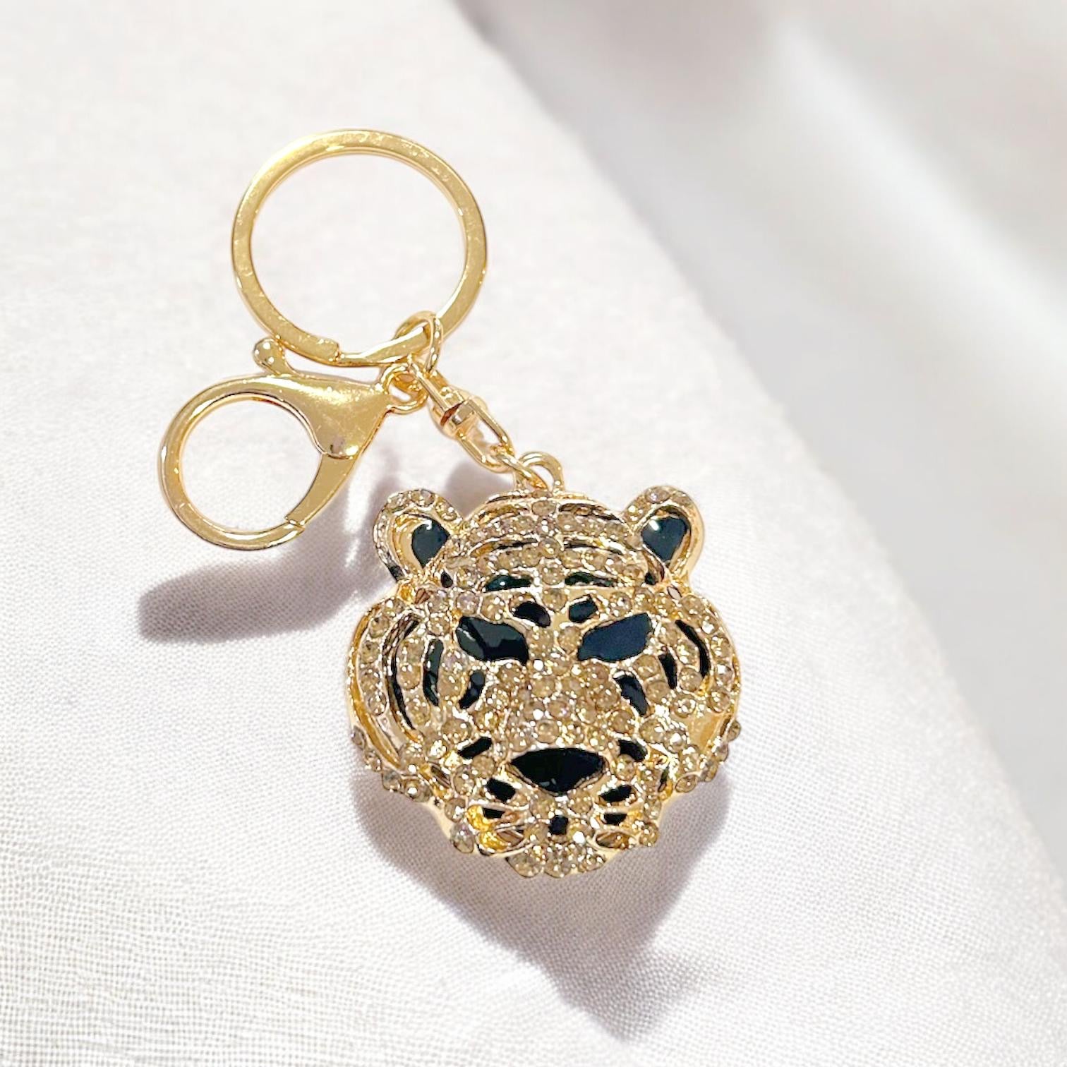 Buy Diamante Tiger Keychain Online Australia — Minitopia