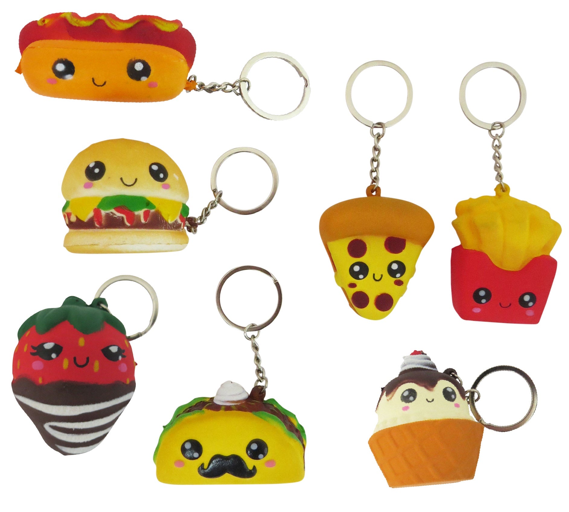 Buy Squishy Food Keychain Online Australia — Minitopia
