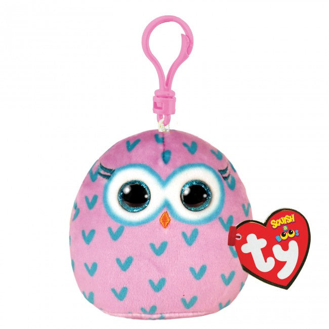 Buy TY Mini Squish A Boo - Winks the Owl Clip Online Australia — Minitopia