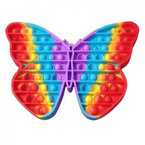 Buy Pop It Fidget Toy Super Sized Jumbo Rainbow Butterfly Online ...