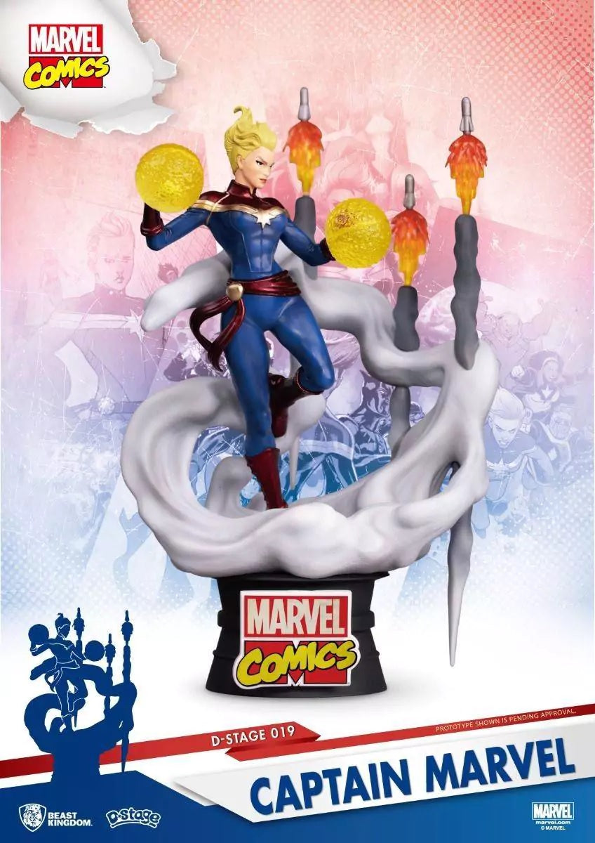 Buy Marvel D-Stage - Captain Marvel PVC Diorama Online Australia ...