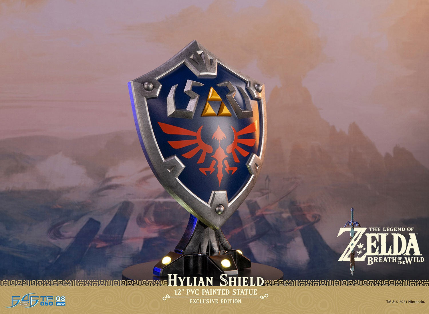 Buy The Legend of Zelda - Hylian Shield PVC Statue Collectors Edition ...
