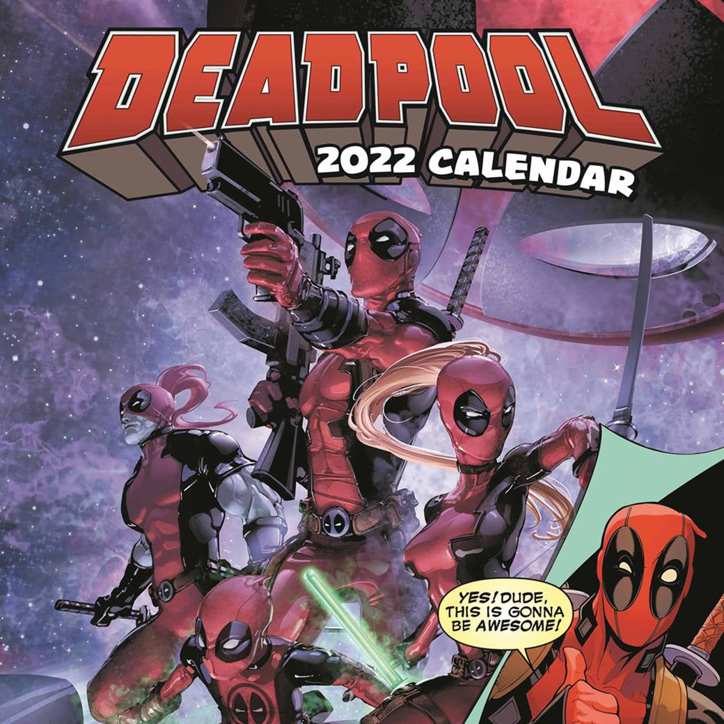 Buy Marvel Deadpool - 2022 Square Wall Calendar Online Australia ...