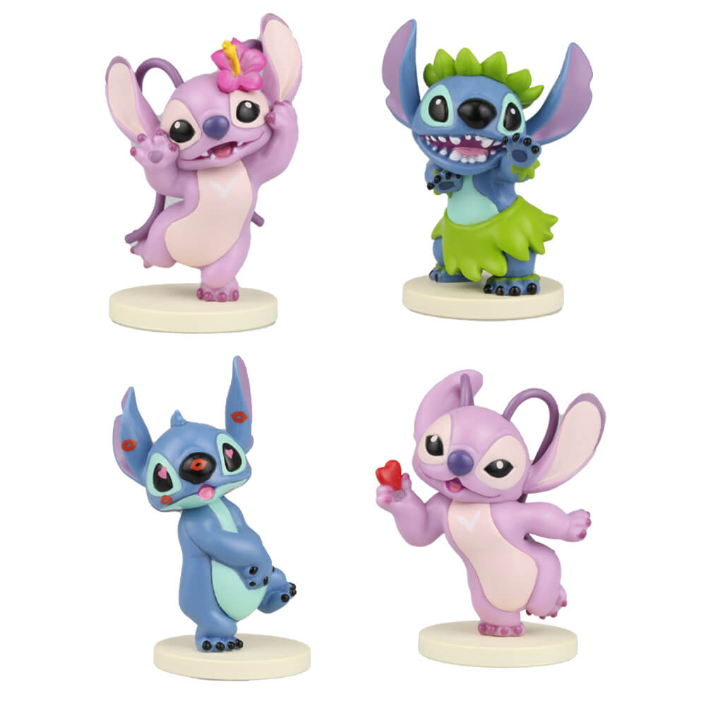 Buy Disney Miniature Figures - Stitch & Angel Online Australia — Minitopia