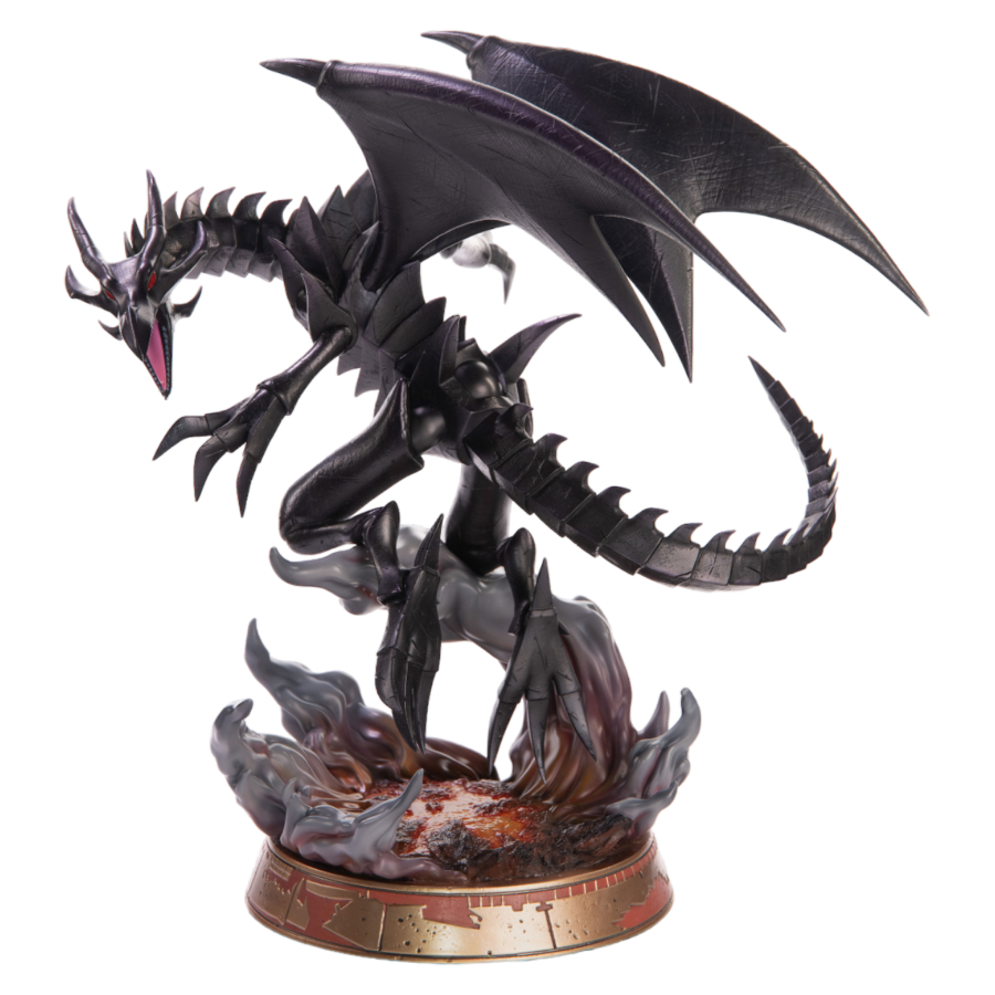 Buy Yu-Gi-Oh! - Red Eyes Black Dragon (Black Edition) PVC Statue Online ...