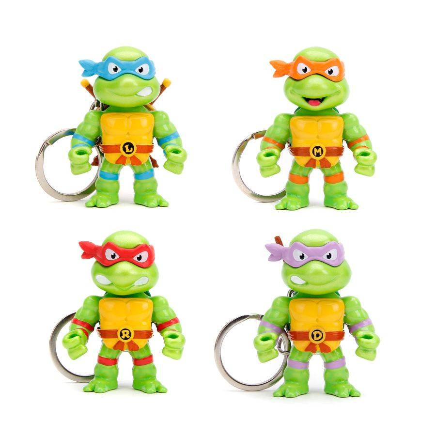 Buy Teenage Mutant Ninja Turtles - 2" MetalFigs Keychain 4-Pack Online ...