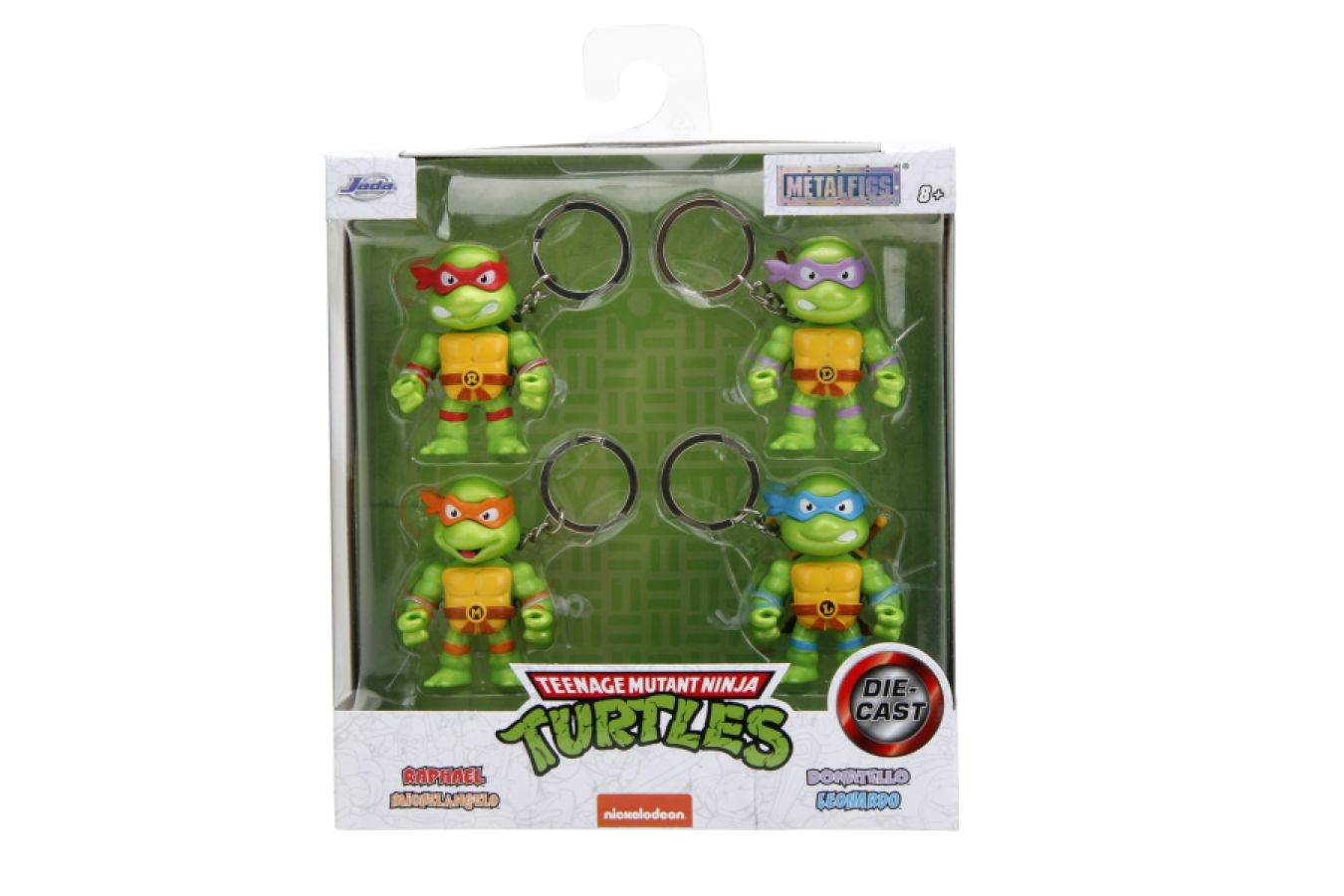 Buy Teenage Mutant Ninja Turtles - 2" MetalFigs Keychain 4-Pack Online ...