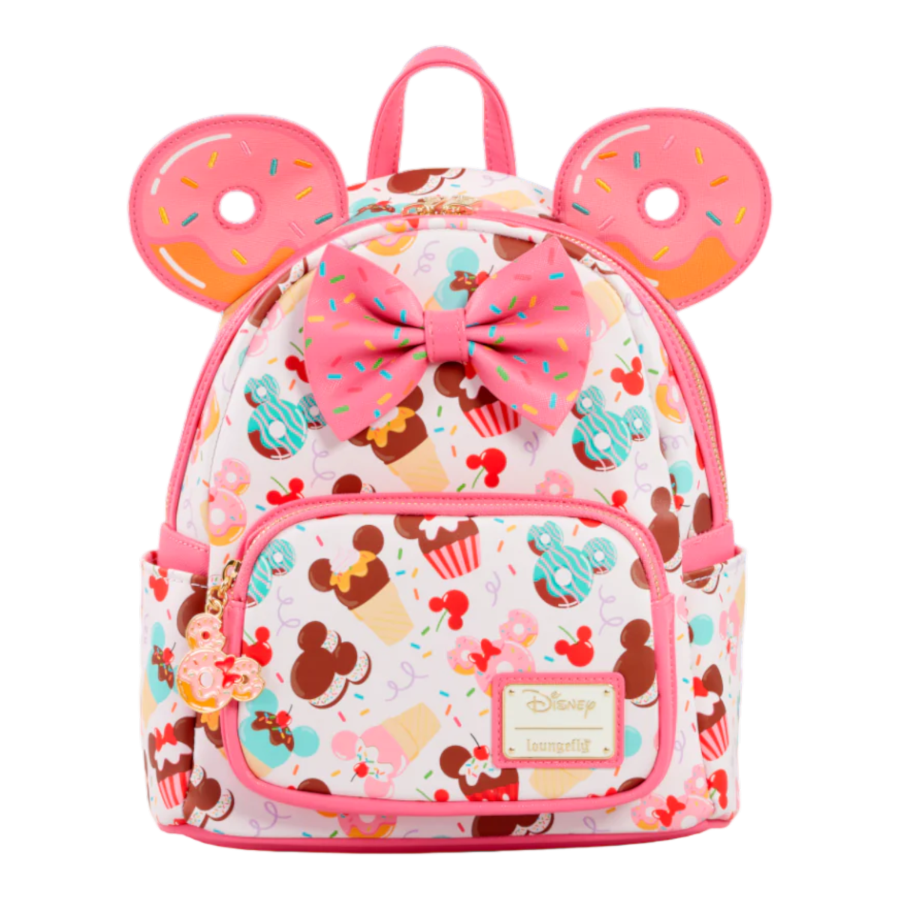 Disney - Minnie Cupcakes & Donuts Print Mini Backpack [RS]