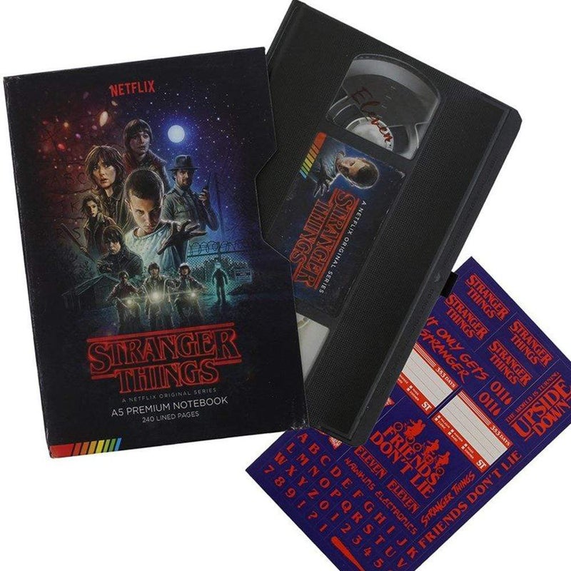 Buy Stranger Things - VHS Notebook Online Australia — Minitopia